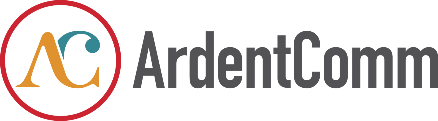 ArdentComm Logo - Gray - Top PR Agency in the Philippines